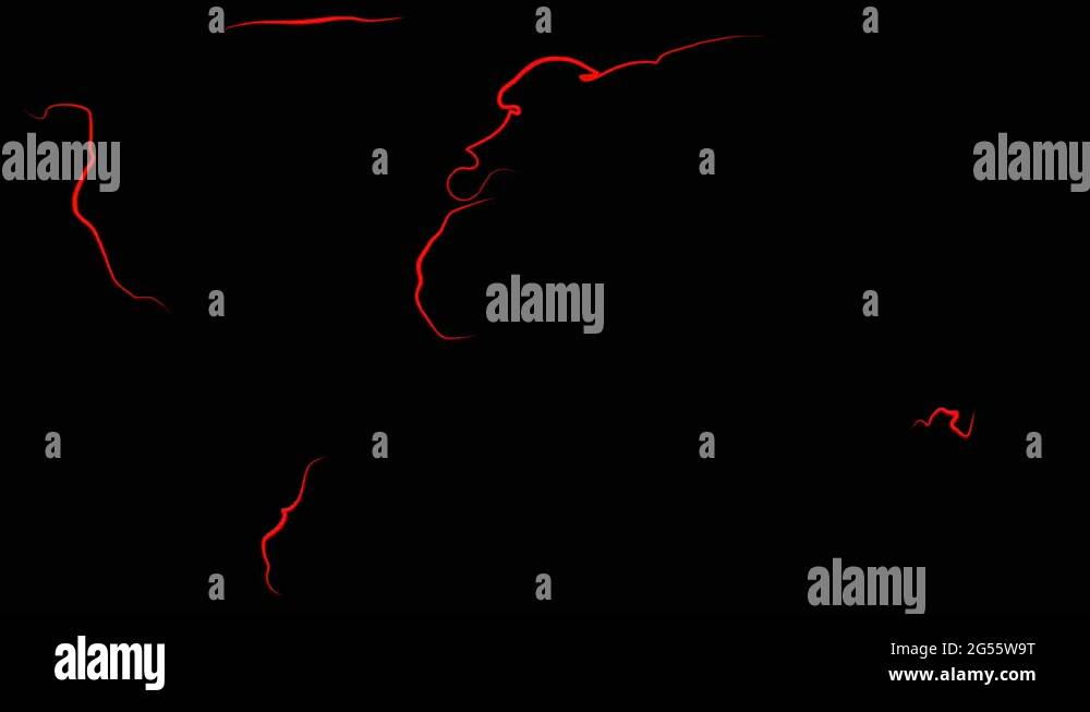 World map black red Stock Videos & Footage - HD and 4K Video Clips - Alamy