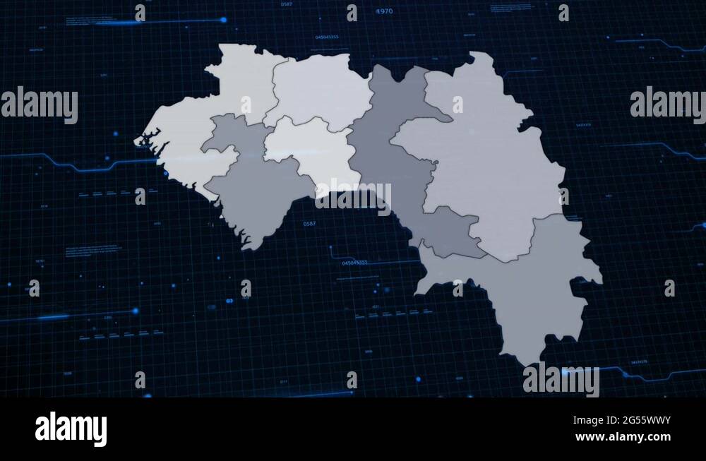 Map of guinea Stock Videos & Footage - HD and 4K Video Clips - Alamy