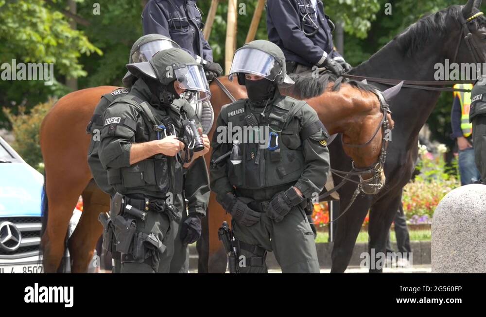 Police officers talking to each other Stock Video Footage - Alamy