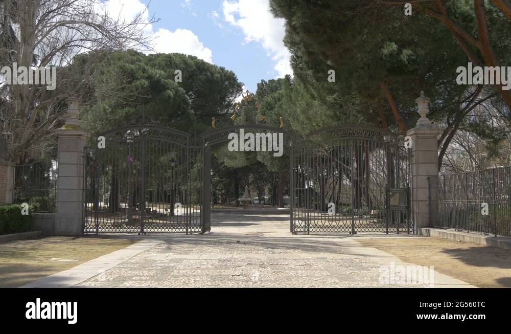 Entrance gate of a park Stock Videos & Footage - HD and 4K Video Clips ...