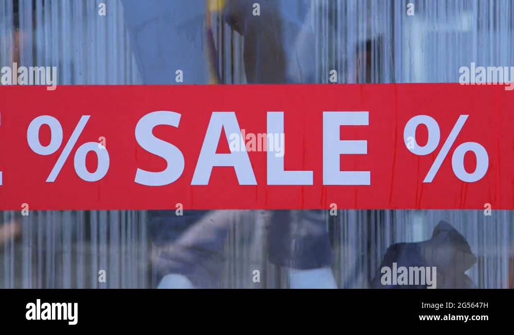 Window display sale sign Stock Videos & Footage - HD and 4K Video Clips ...