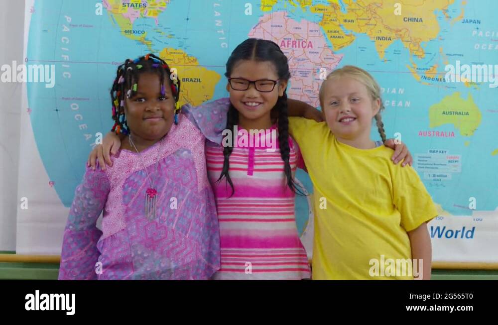 Portrait of three girls portrait of three girls Stock Videos & Footage ...