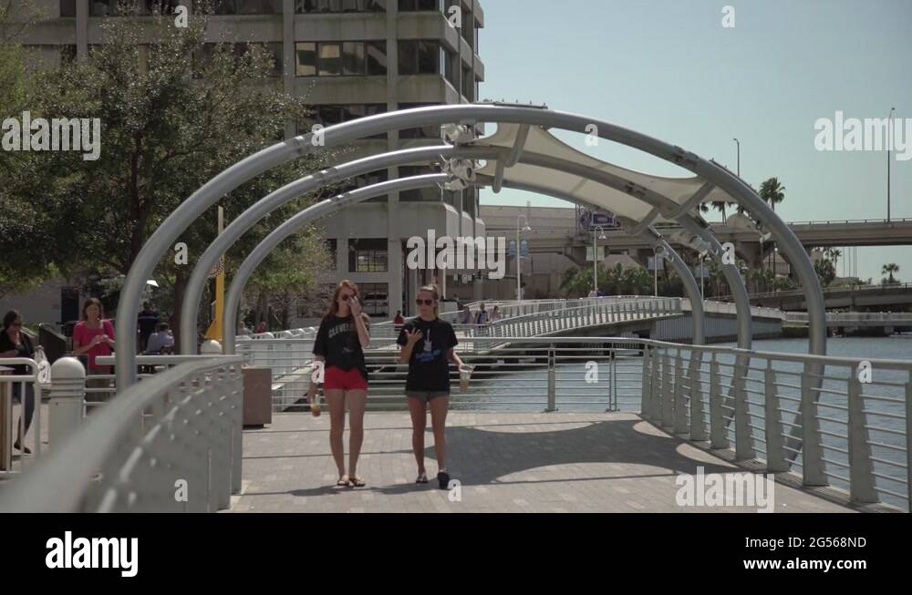 Walking on riverwalk Stock Videos & Footage - HD and 4K Video Clips - Alamy