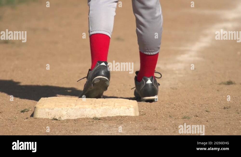 Kids playing little league baseball, slow motion Stock Video Footage ...