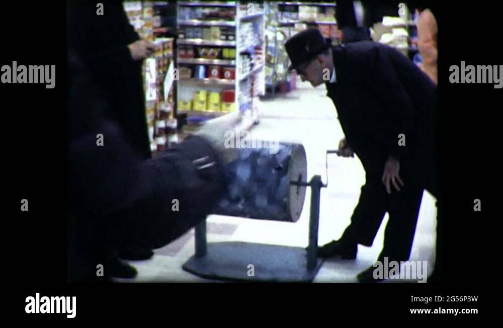 1960s Supermarket Lottery Lucky Jackpot Winner Bingo Vintage Old Film ...