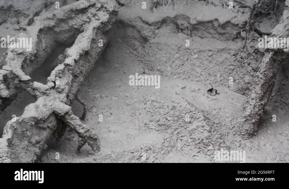 Boiling Mud Pools, Orakei Korako Geothermal Park, New Zealand Stock ...