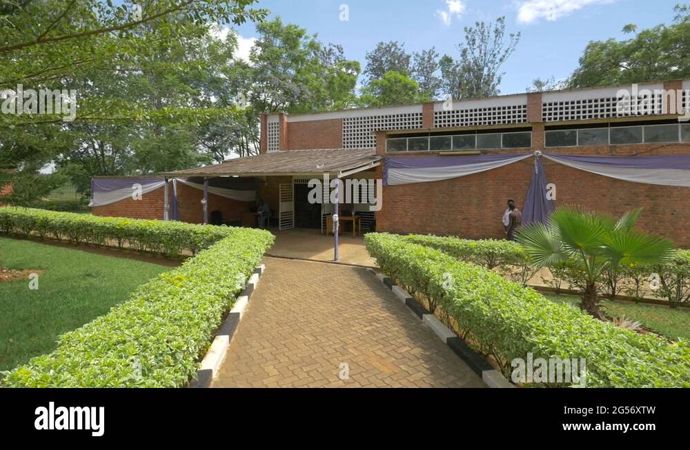 Pathway to the Nyamata Memorial Church Stock Video Footage - Alamy