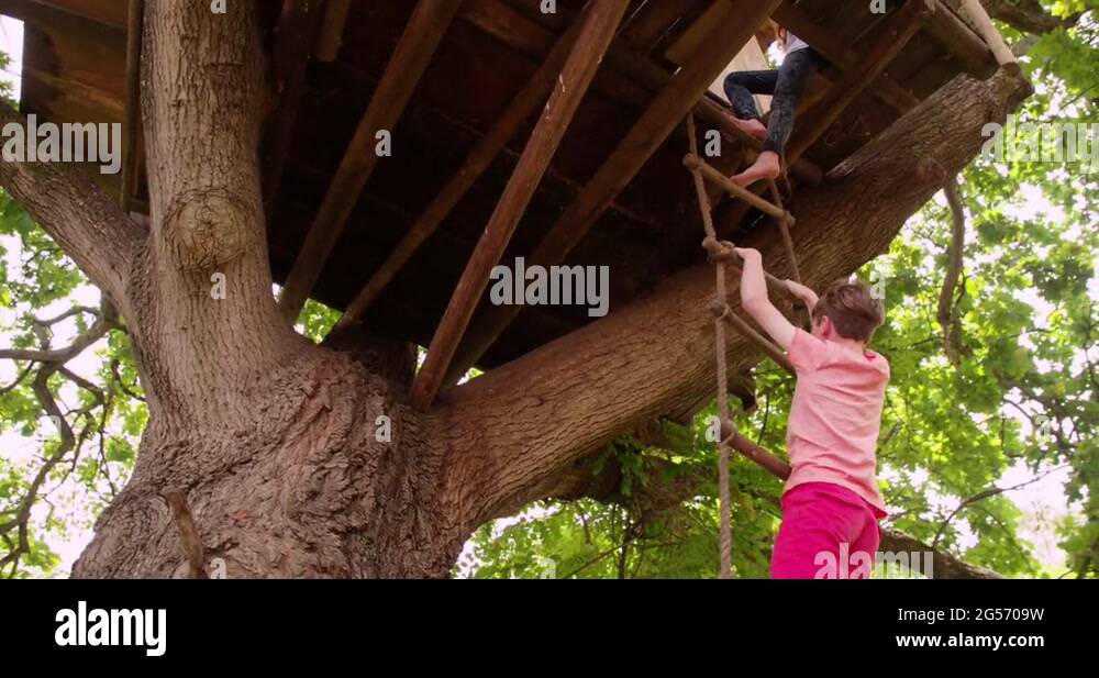 Boys climbing a rope Stock Videos & Footage - HD and 4K Video Clips - Alamy