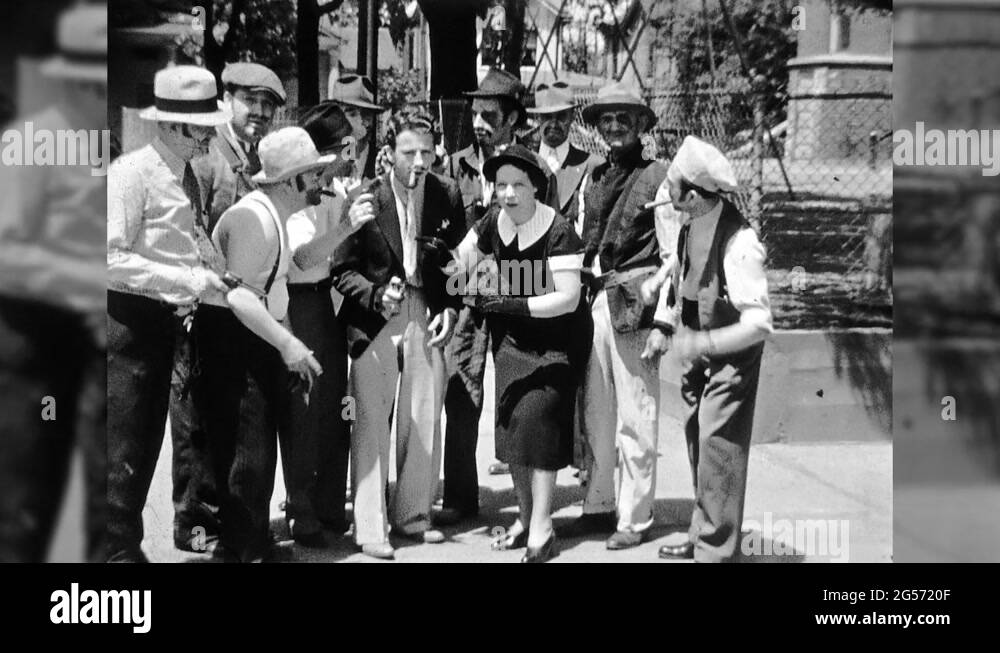 1930s Woman Tells Story Gang Criminal Conspiracy Theory Mob Vintage ...