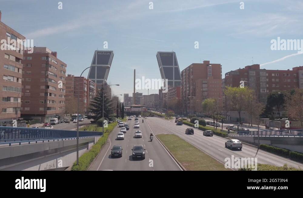 Europe gate towers madrid Stock Videos & Footage - HD and 4K Video ...