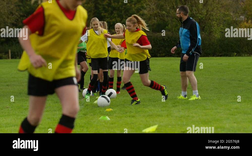 Girls football match grass Stock Videos & Footage - HD and 4K Video ...