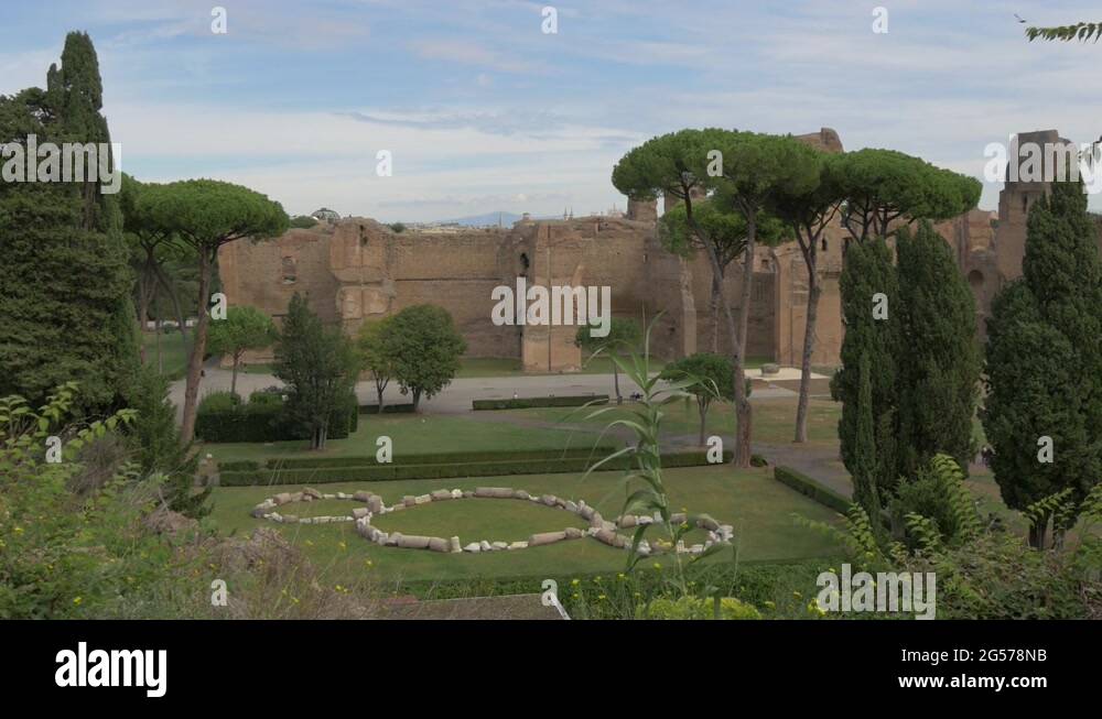 The baths of caracalla rome Stock Videos & Footage - HD and 4K Video ...