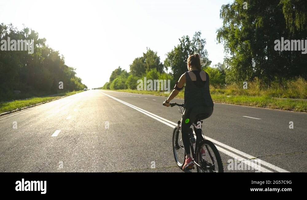 Beautiful woman on a cycle Stock Videos & Footage - HD and 4K Video ...