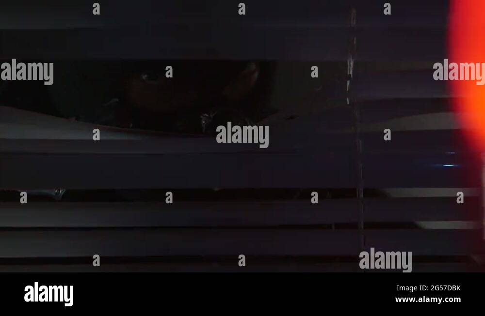 Armed criminal detected police flashing lights around Stock Video ...