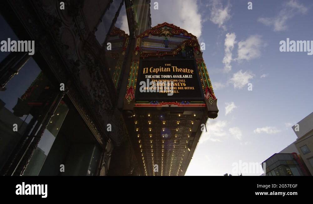 El capitan theatre sign in Stock Videos & Footage - HD and 4K Video ...