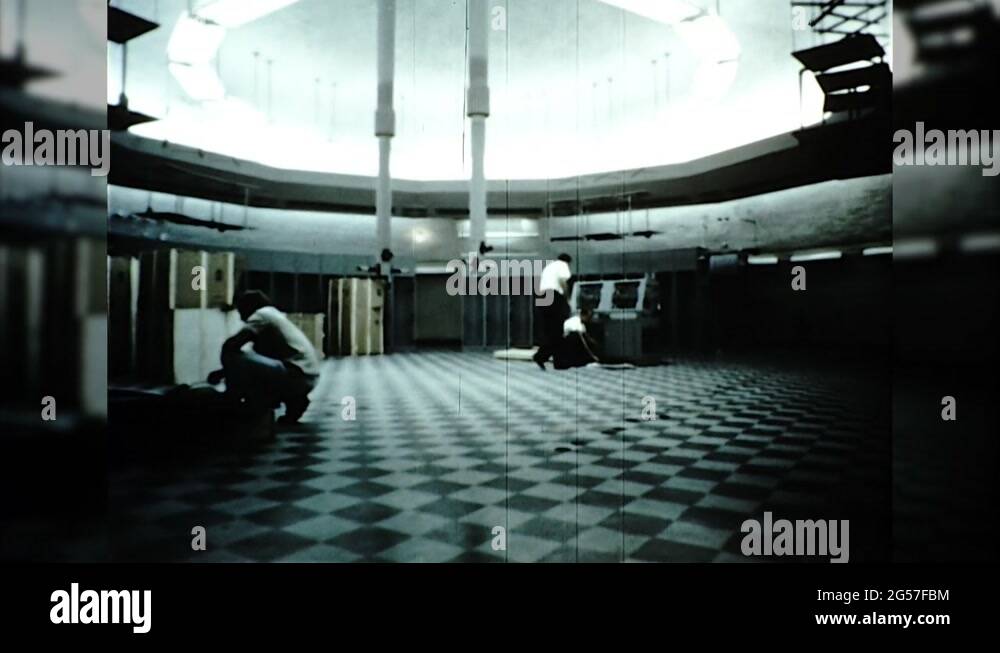 1960s Saturn Rocket NASA Blockhouse Mission Control Program Vintage ...