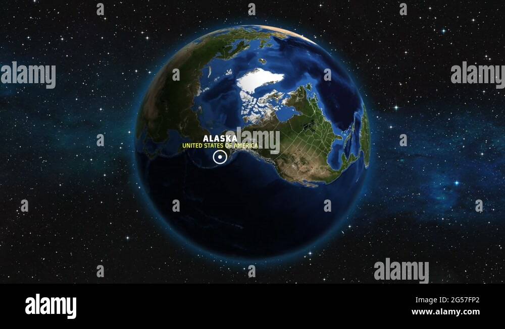 Alaska satellite map Stock Videos & Footage - HD and 4K Video Clips - Alamy