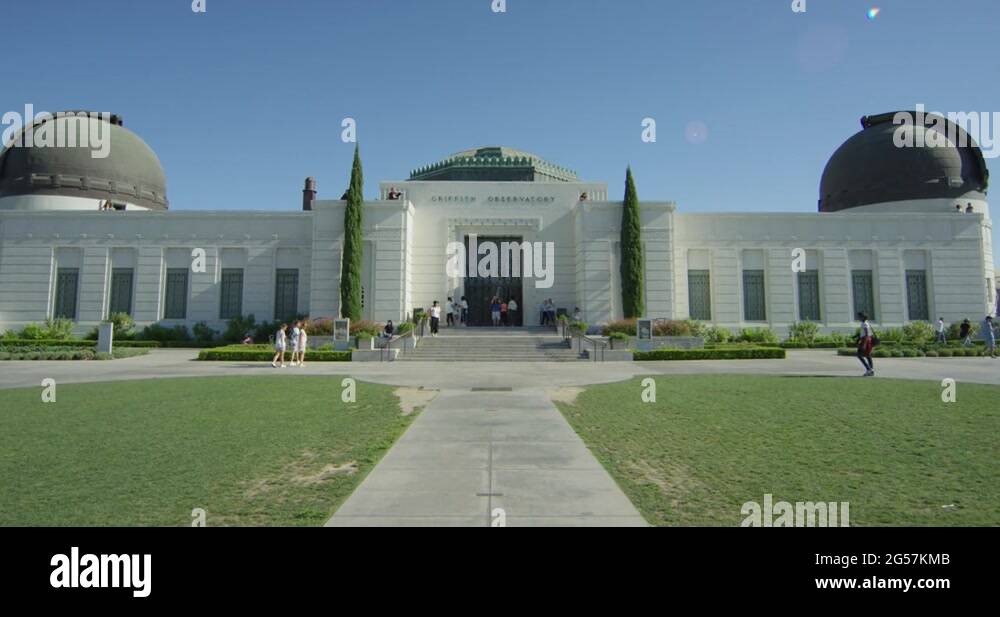 Building of the Griffith Observatory Stock Video Footage - Alamy