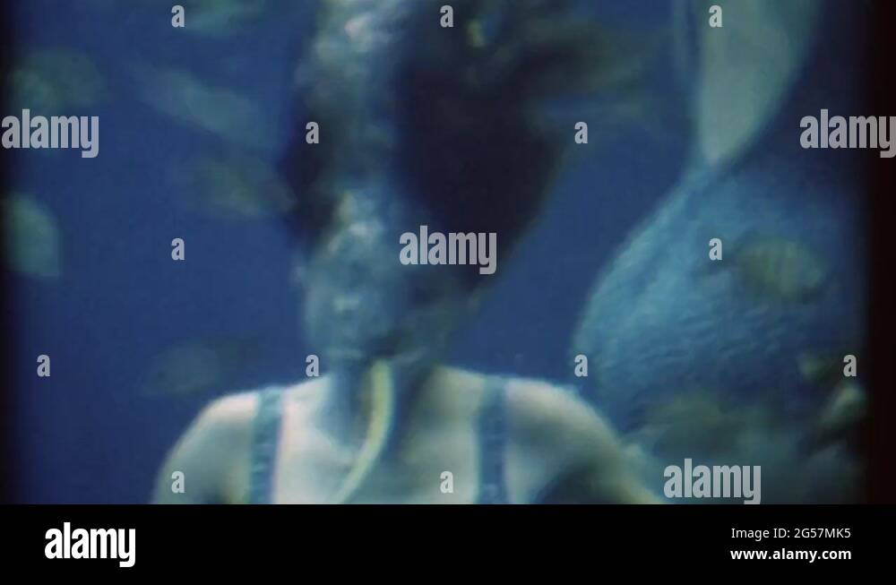 Girls Swim Ballet Underwater Mermaids 1960s Vintage Retro Film Home ...