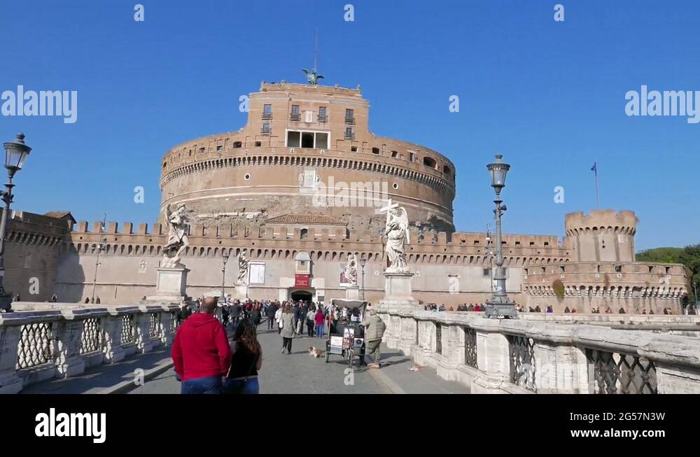 Castle san angelo rome Stock Videos & Footage - HD and 4K Video Clips ...