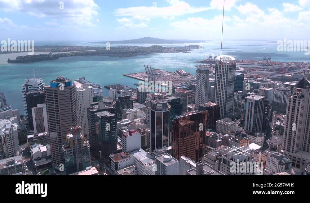 New zealand auckland sky tower view Stock Videos & Footage - HD and 4K ...