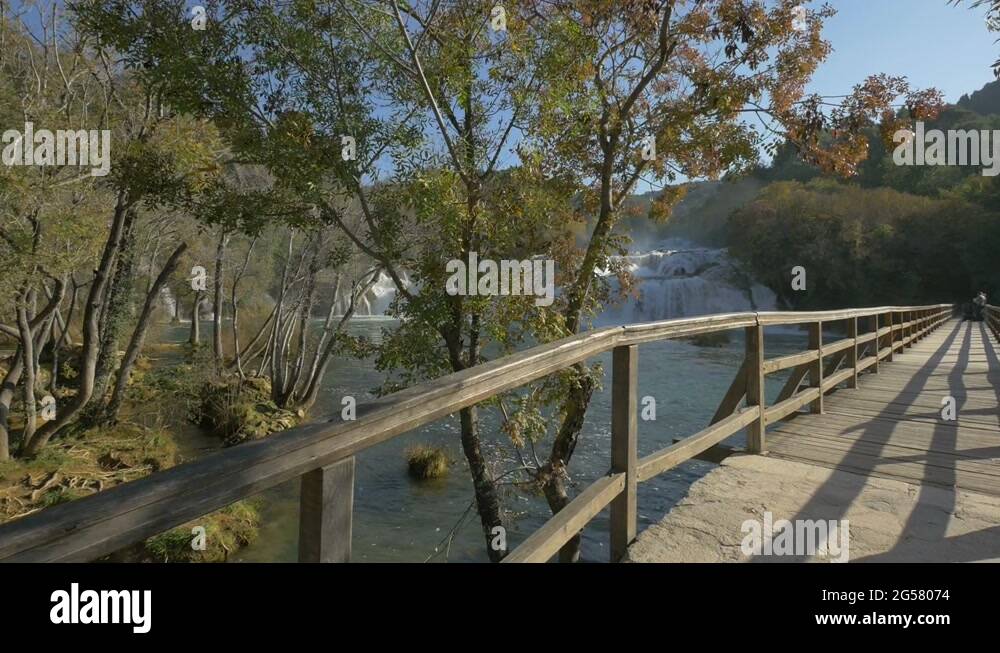 Bridge railing and waterfall Stock Videos & Footage - HD and 4K Video ...