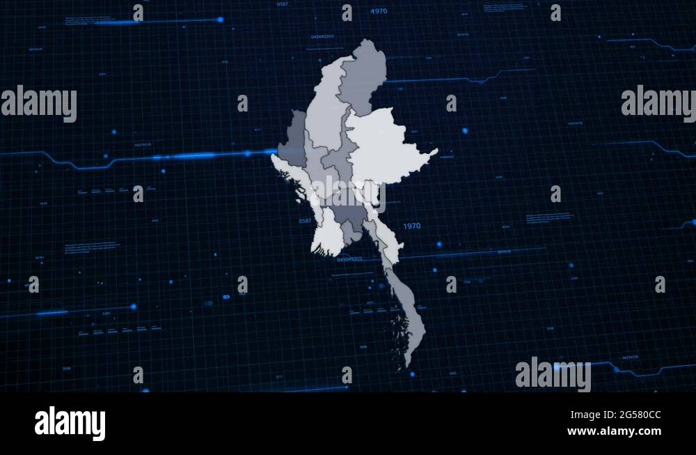 Map of myanmar Stock Videos & Footage - HD and 4K Video Clips - Alamy