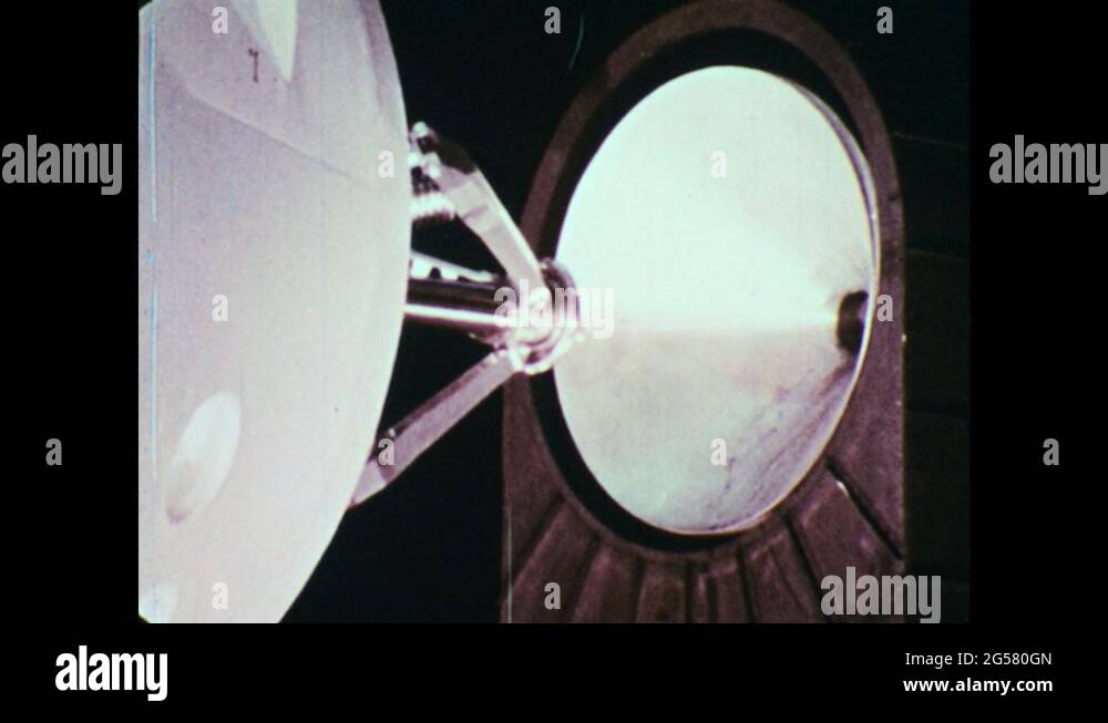 1960s: NASA components during docking process. Man during NASA ...