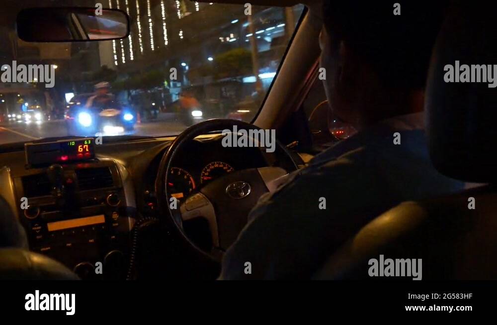 Taxi driver mirror night Stock Videos & Footage - HD and 4K Video Clips ...