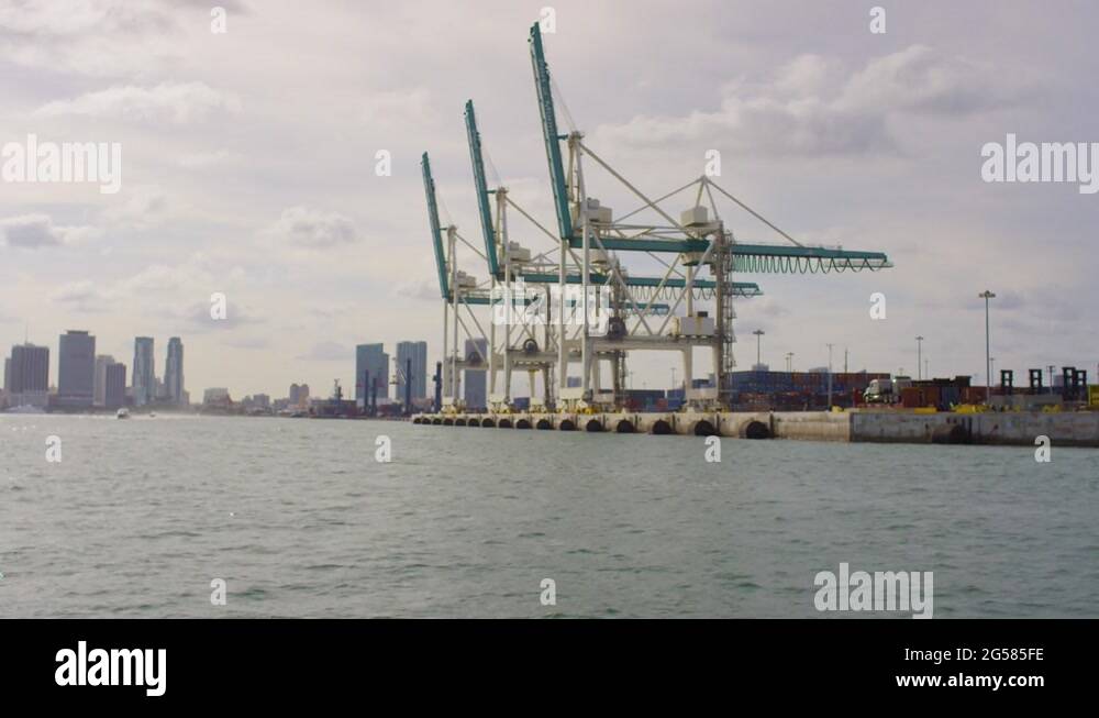 Port of miami view Stock Videos & Footage - HD and 4K Video Clips - Alamy