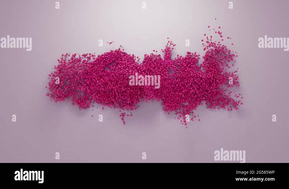 Heart Shaped Particles Morph Love Text, 3d Animation 4k Stock Video ...