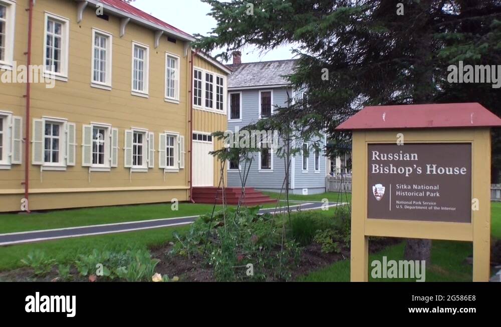 Russian bishop House in Sitka Stock Video Footage - Alamy