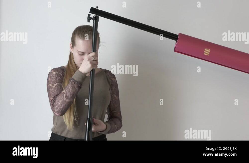 Home video recording studio setup for vlogging Stock Video Footage - Alamy