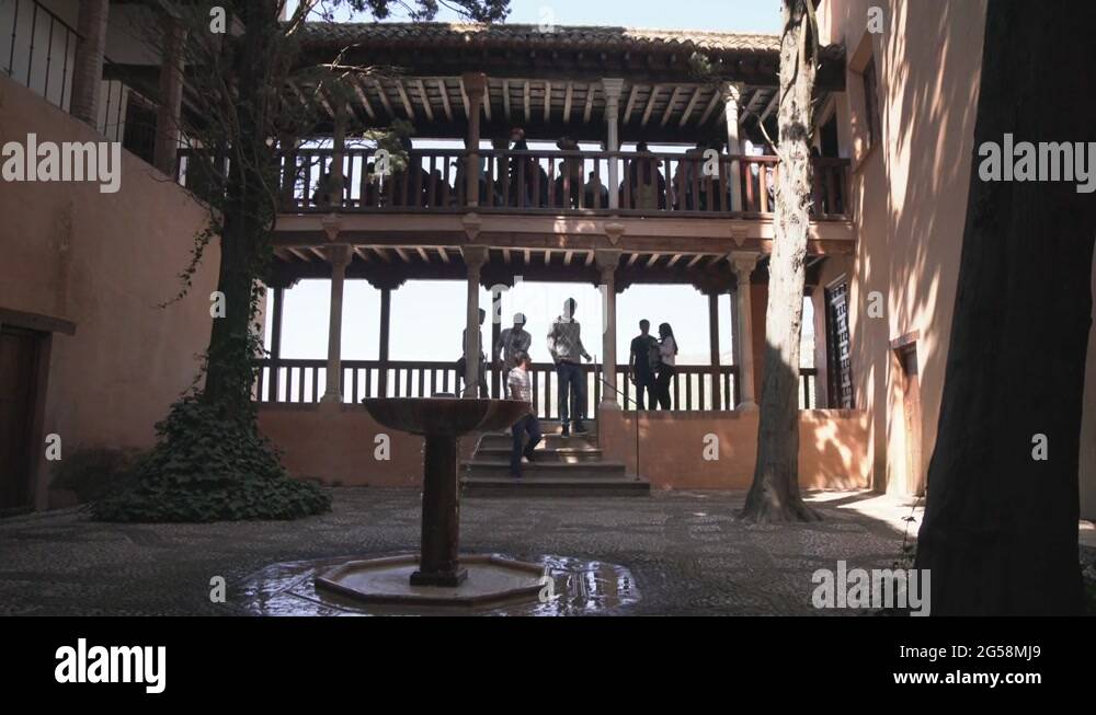 Tourists at a courtyard of a palace Stock Videos & Footage - HD and 4K ...