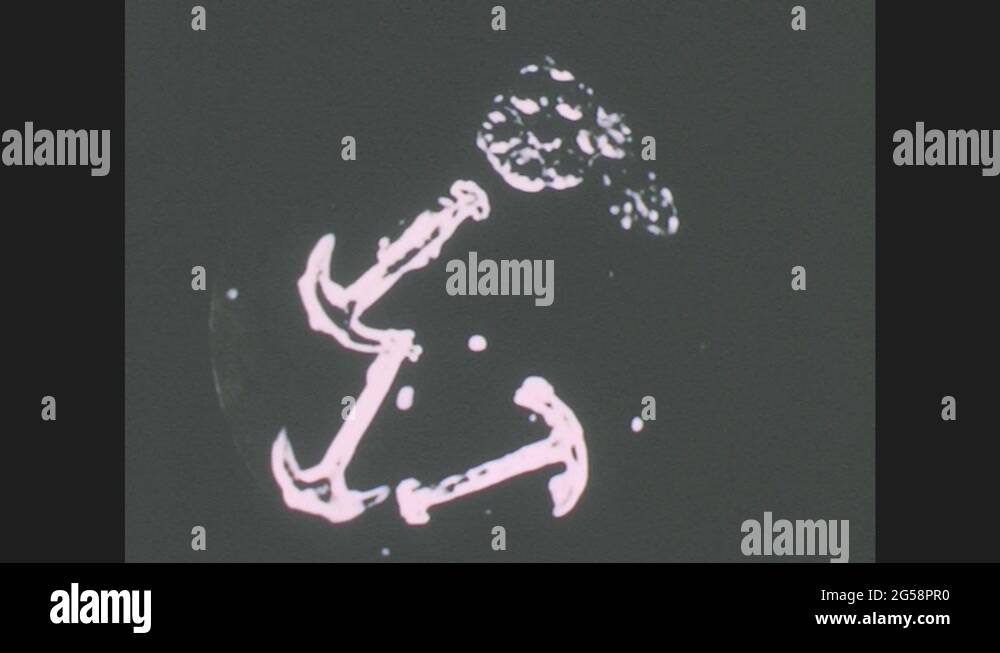 1940s: identification of marine life under microscope. Man studies ...
