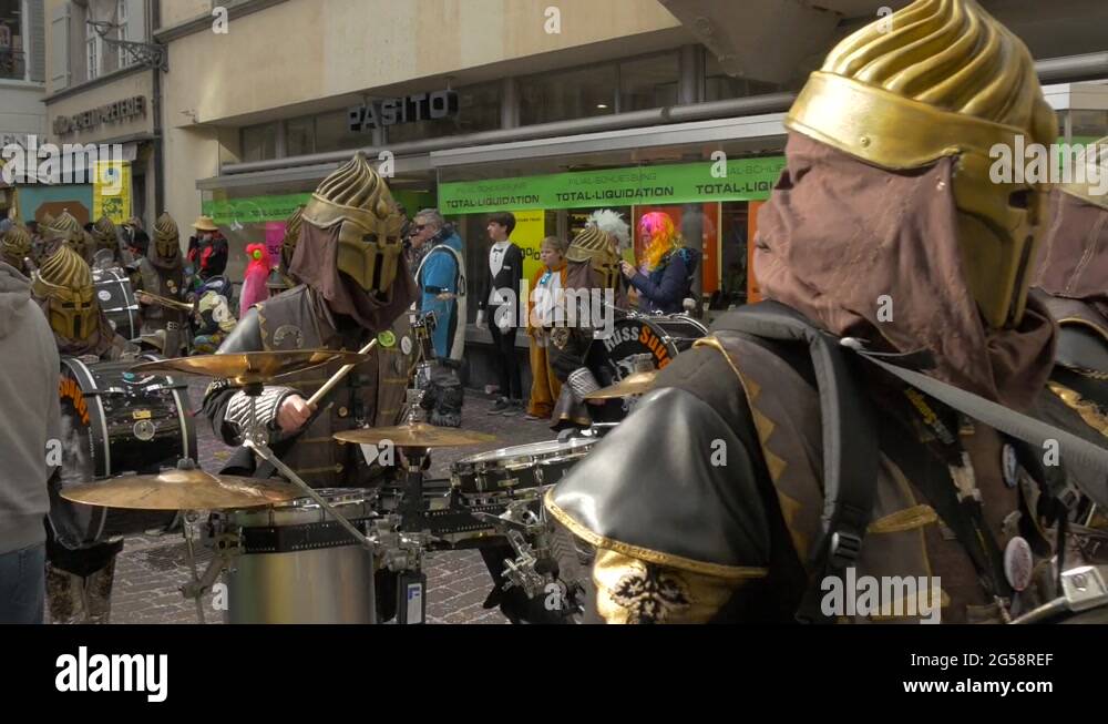 People in samurai costumes at the Carnival Parade Stock Video Footage ...