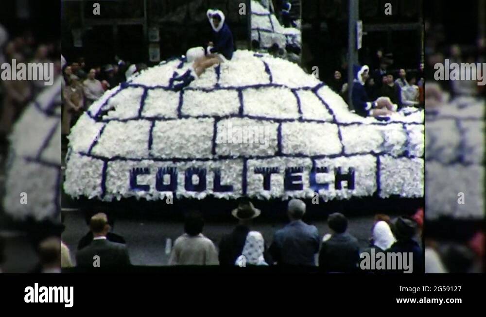 1950s High Tech Cool Hip Technology on Parade Igloo Vintage Old Film ...
