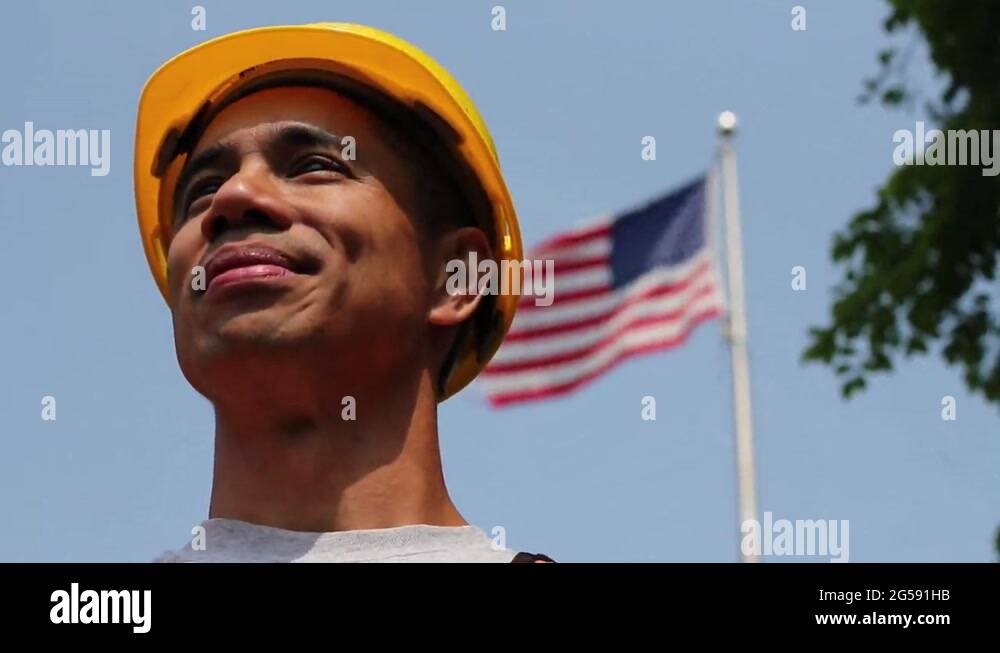 Worker american flag Stock Videos & Footage - HD and 4K Video Clips - Alamy