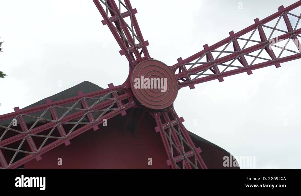 The red windmill Stock Videos & Footage - HD and 4K Video Clips - Alamy