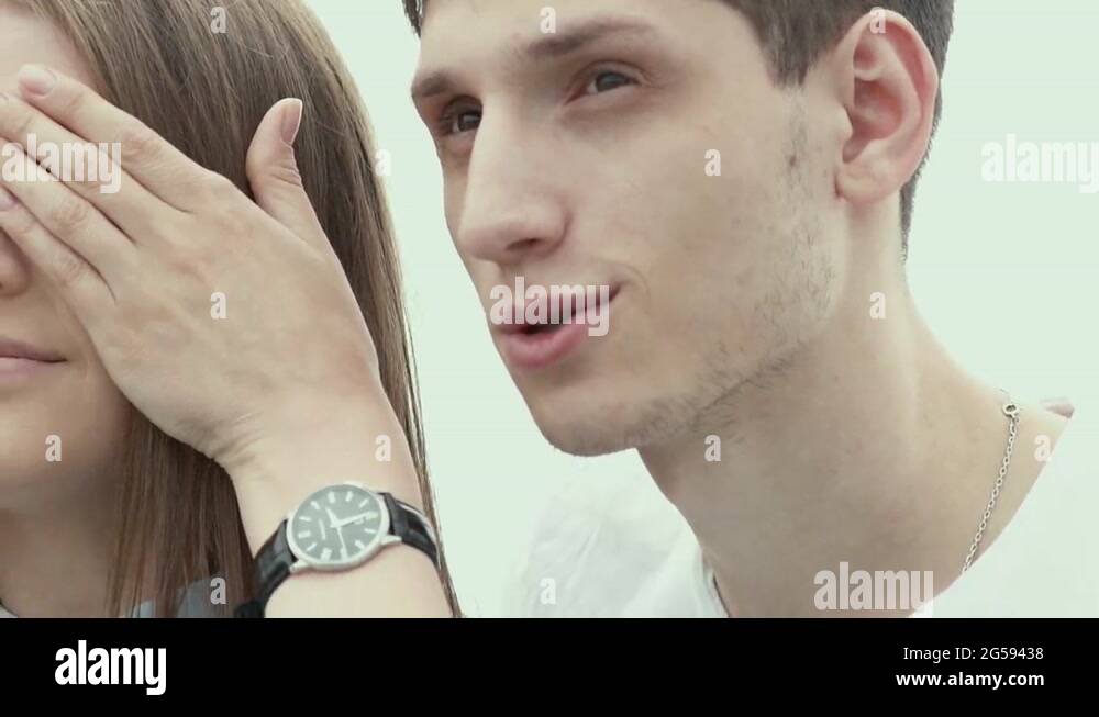 Girl whispering in ear boyfriend Stock Videos & Footage - HD and 4K ...