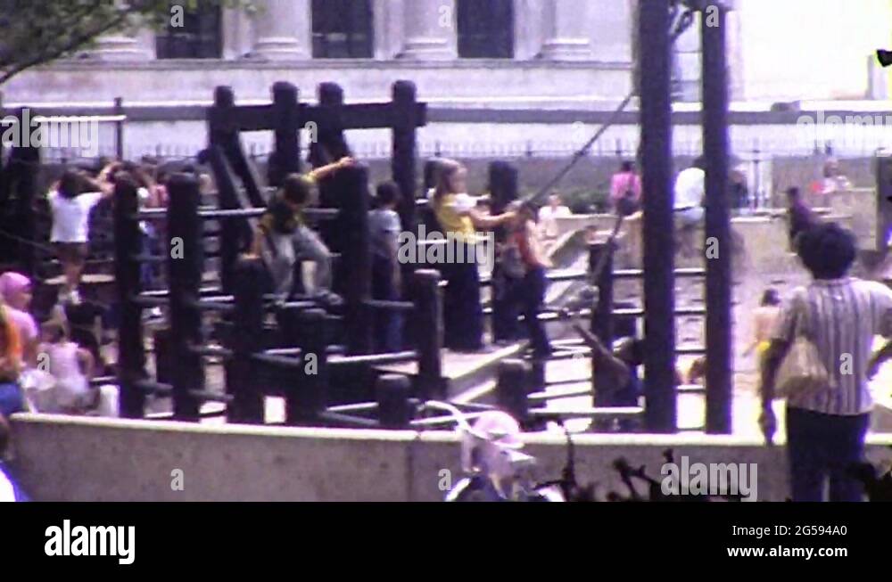 1970s Children Play NYC Playground Kids Playing Vintage Film Old Home ...