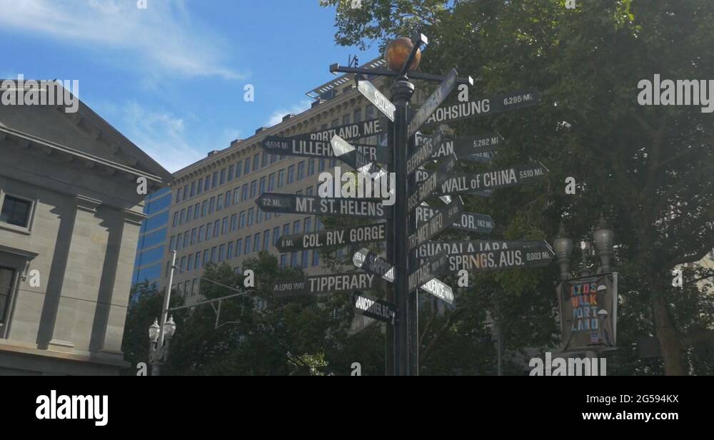 Multiple street signs Stock Videos & Footage - HD and 4K Video Clips ...