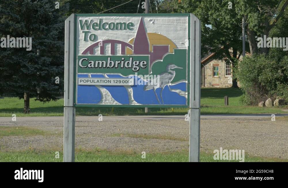 Cambridge and welcome sign Stock Videos & Footage - HD and 4K Video ...