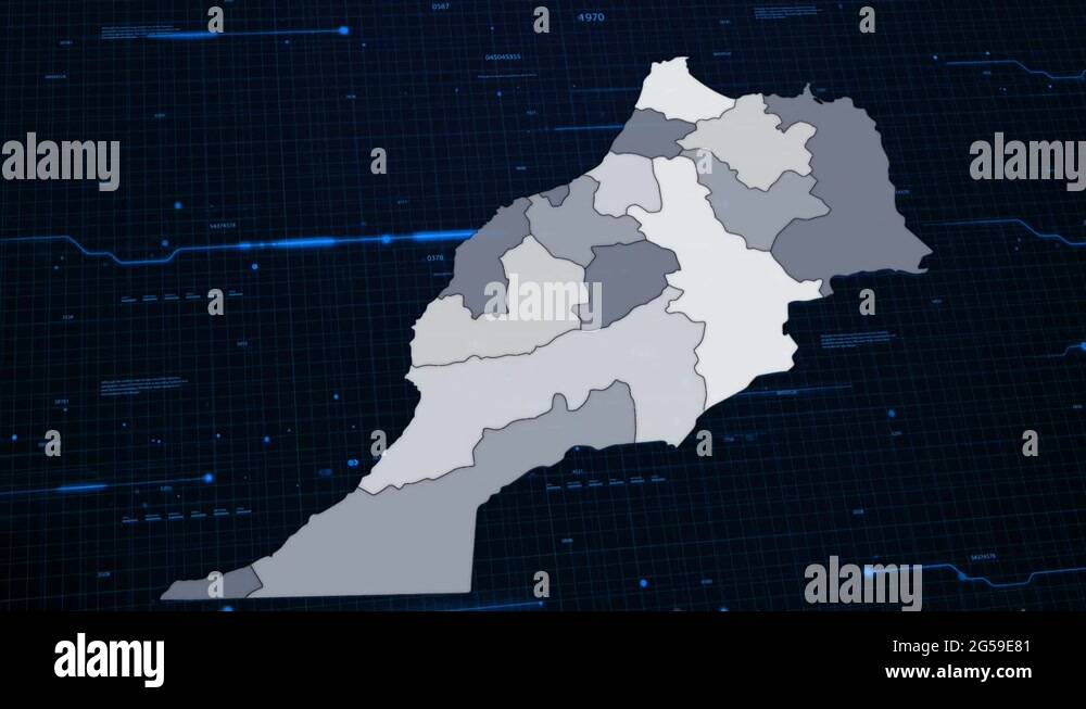 Map of morocco Stock Videos & Footage - HD and 4K Video Clips - Alamy
