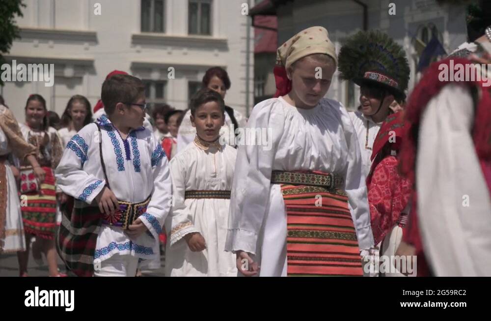 Children in traditional clothes Stock Videos & Footage - HD and 4K ...