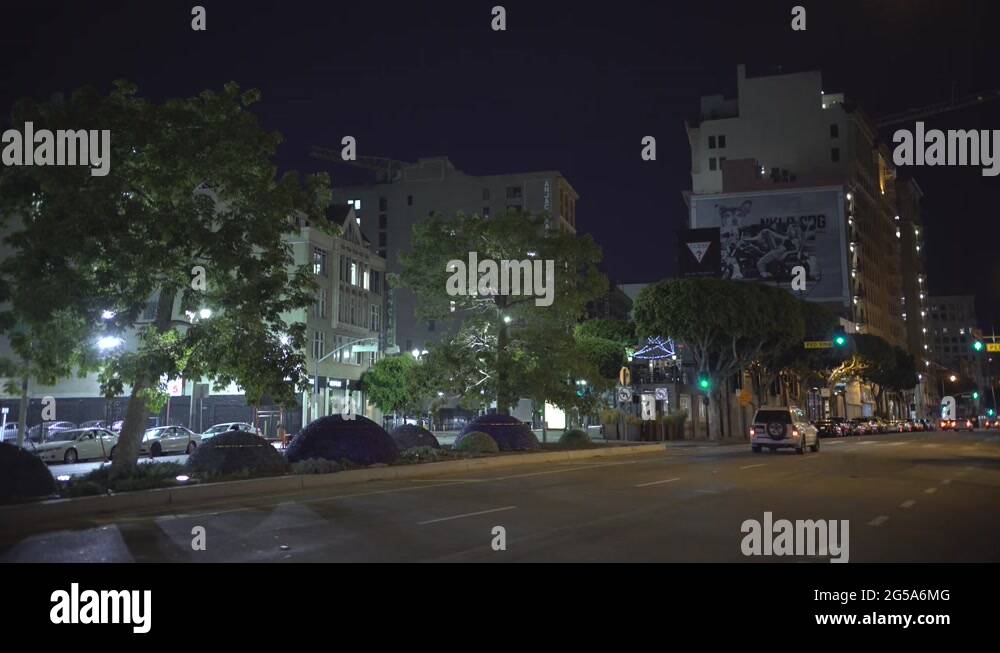 Los angeles night street Stock Videos & Footage - HD and 4K Video Clips ...