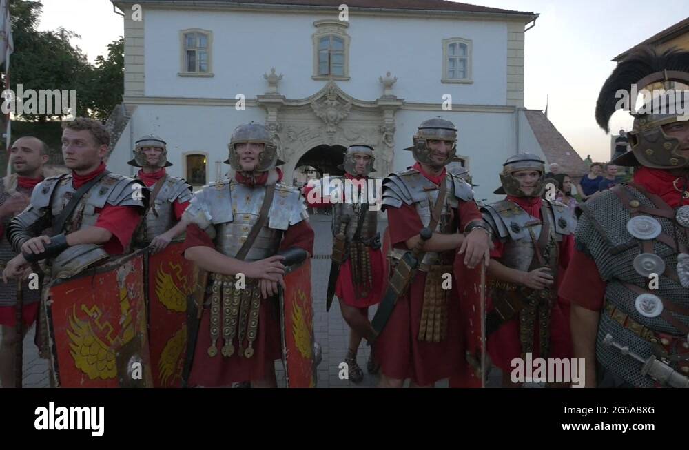 Army of soldiers in medieval armors Stock Video Footage - Alamy