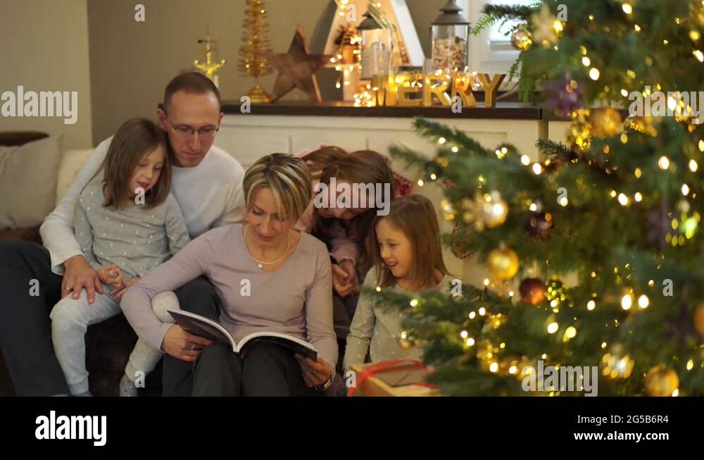 Children reading book christmas tree Stock Videos & Footage - HD and 4K ...