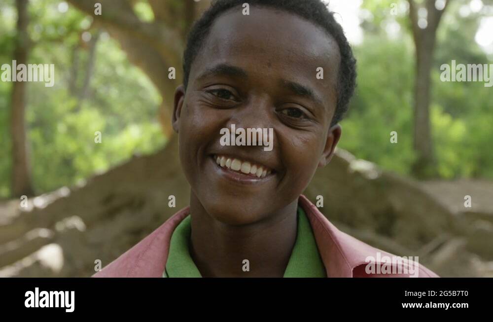 Boy smiling Ethiopia Stock Video Footage - Alamy