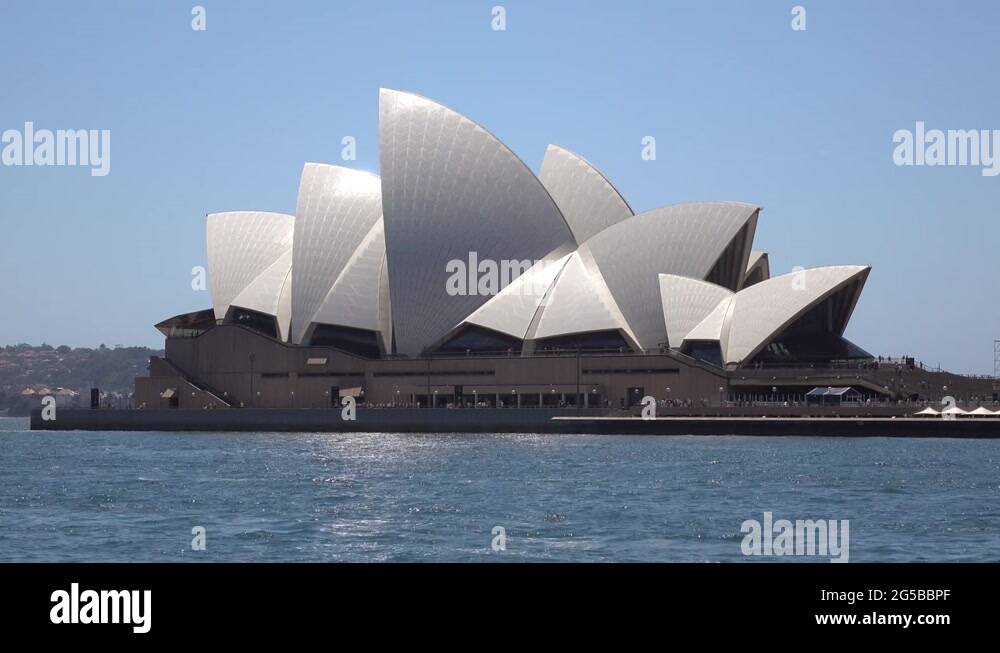 Side View Of The Sydney Opera House In Circular Quay Sydney Australia ...